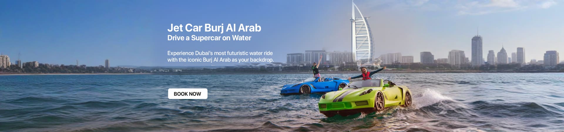 Water Splash Jet Car 2 Seater 20 Min Dubai Harbour | Rayna Tours
