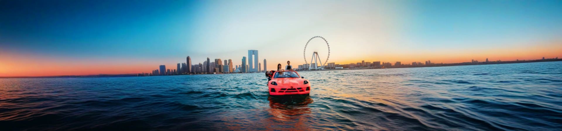 Water Splash Jet Car 2 Seater 20 Min Dubai Harbour | Rayna Tours