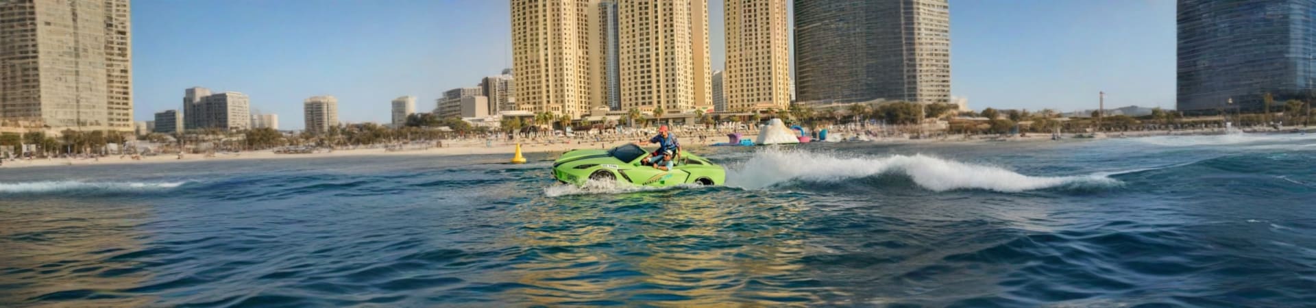 Water Splash Jet Car 2 Seater 20 Min Dubai Harbour | Rayna Tours