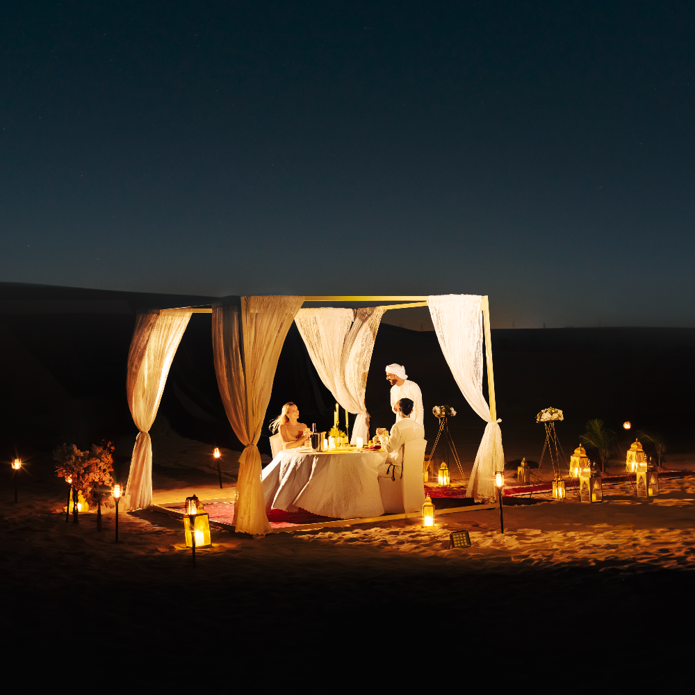 Private Bespoke Dinner at Dubai Desert - Rayna Tours