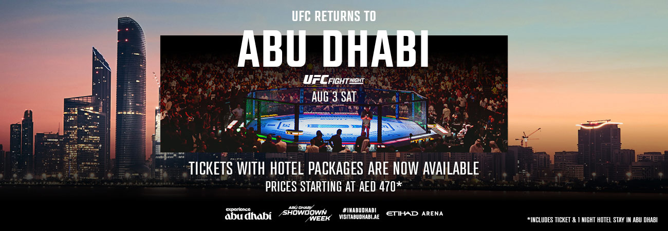 UFC Abu Dhabi - UFC Fight Night Abu Dhabi 1N/2D Package